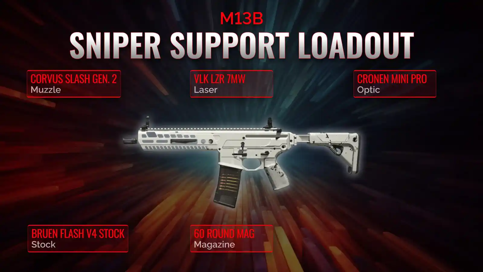 The Silent Predator: Creating the Ultimate M13B Sniper Support Loadout ...