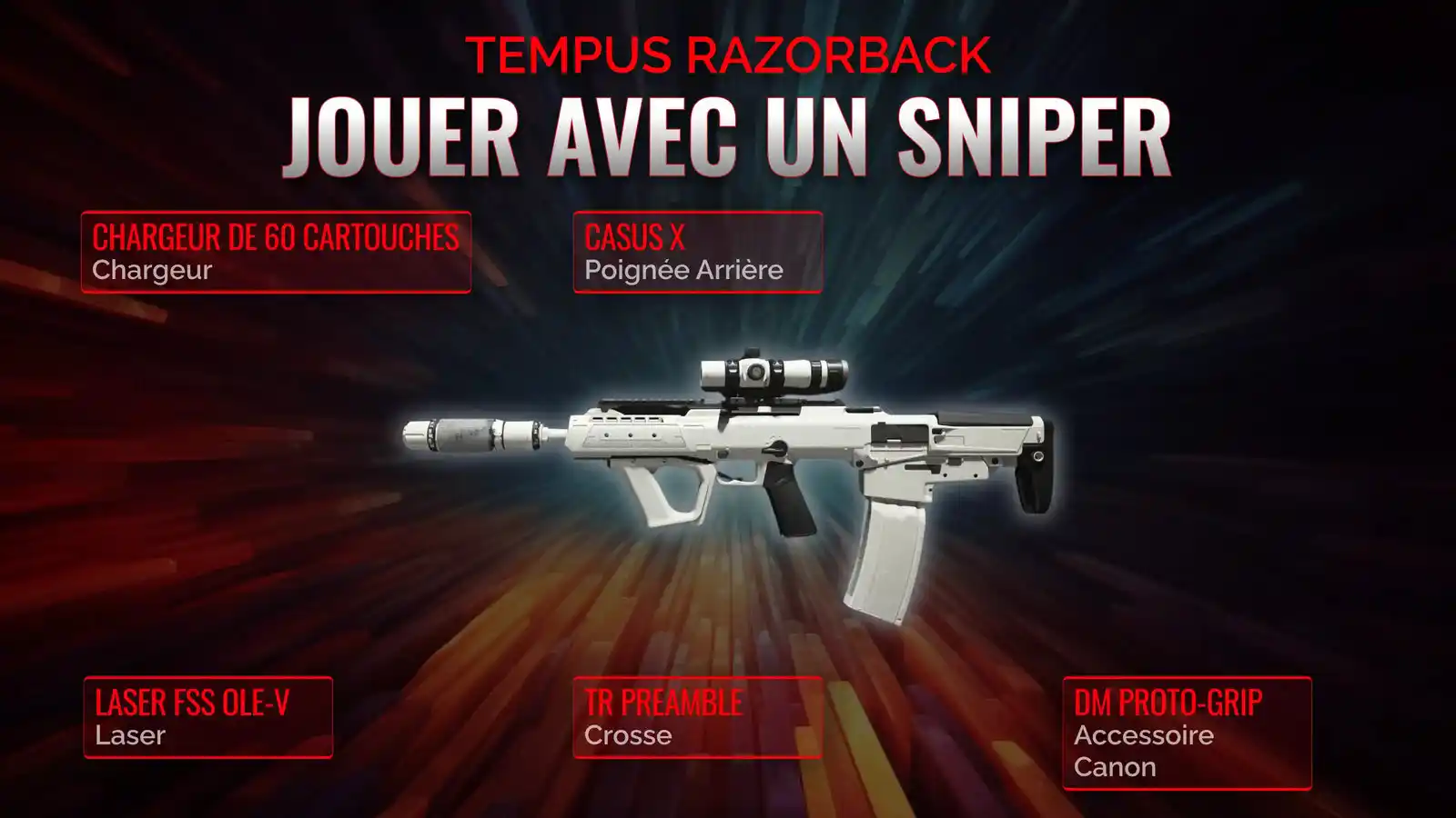Tempus Razorback: Sculptez le meilleur soutien de tireur d'élite en Warzone