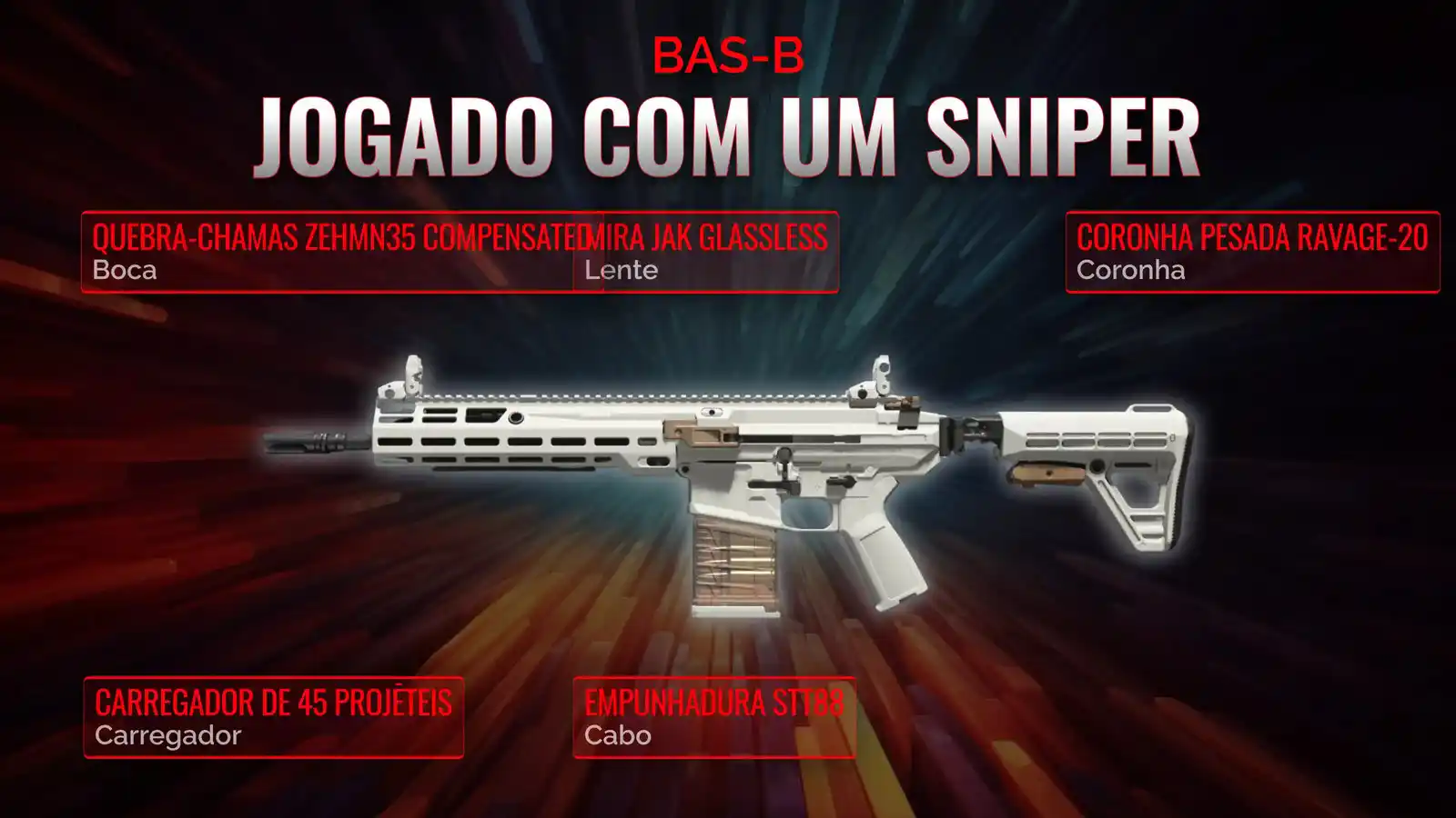 Dominando o BAS-B: O Guia Definitivo para o Loadout de Suporte para Snipers