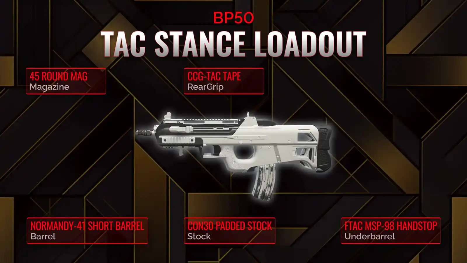 BP50 Dominance: The tac stance Loadout Masterclass