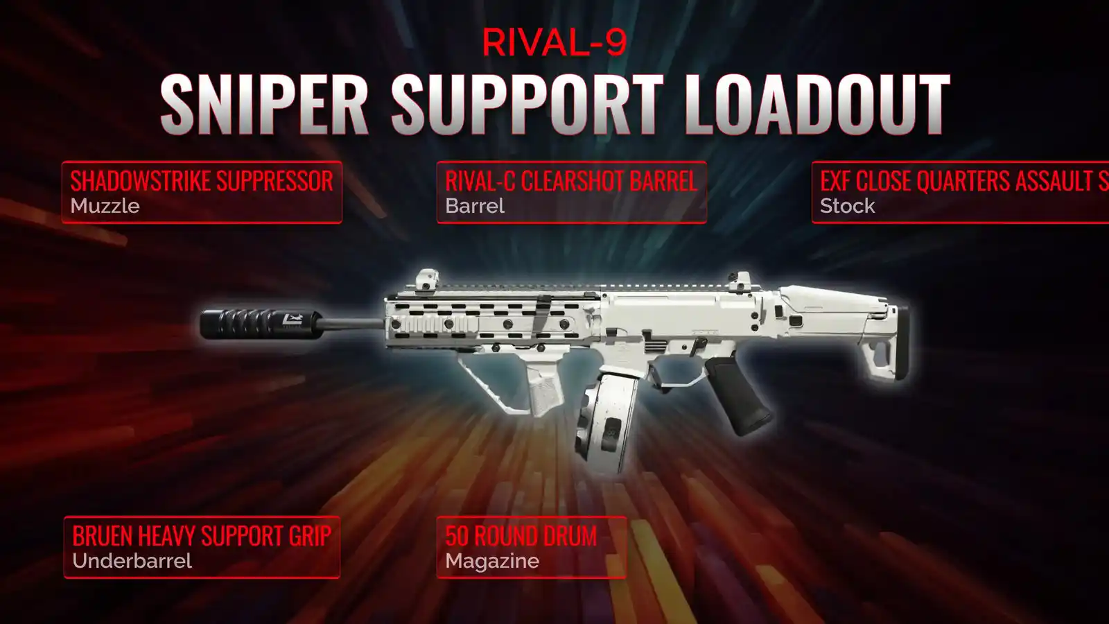Sniper Battlefield: Unveiling the Ultimate Rival-9 Loadout for Support