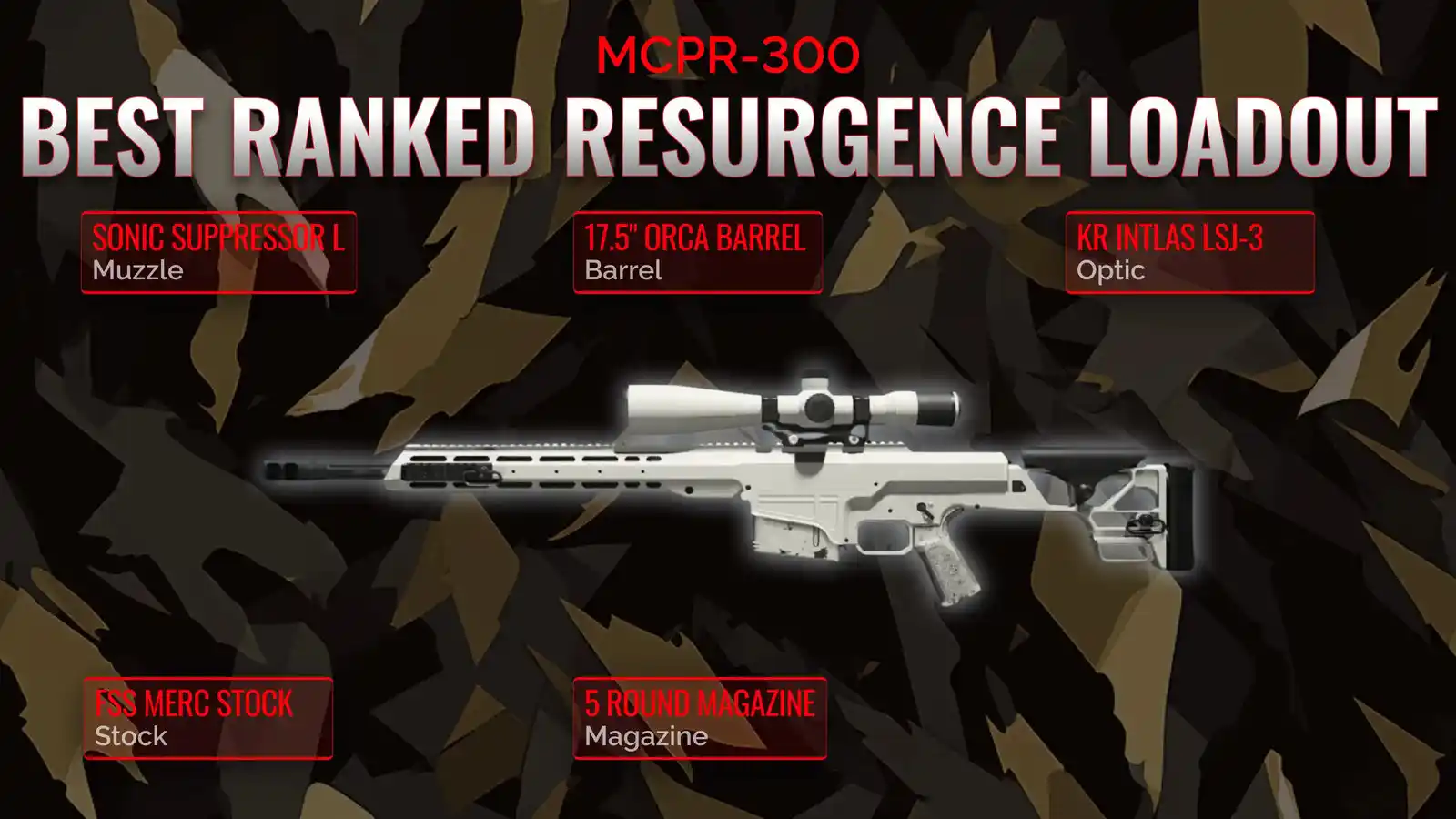 The Art of Mobility with MCPR-300: Unleashing the Ultimate Loadout in ...