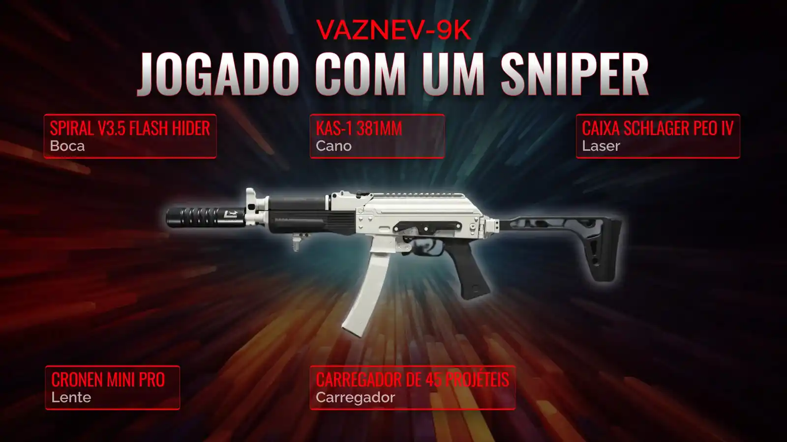 Vaznev-9k em Ação: Manual Completo do Melhor Loadout para Sniper Support