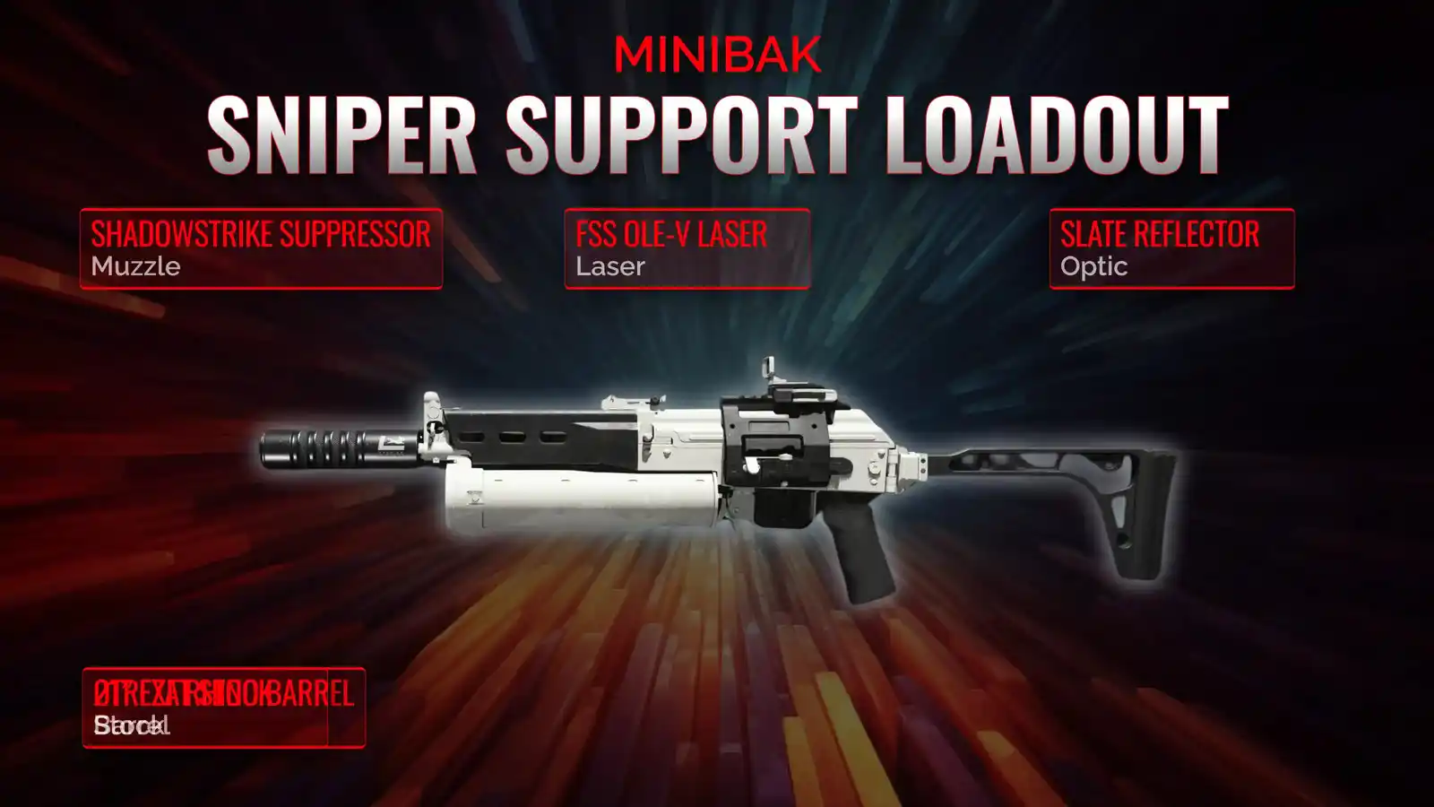 The Precision Artillery: Minibak Sniper Support Loadout Mastery